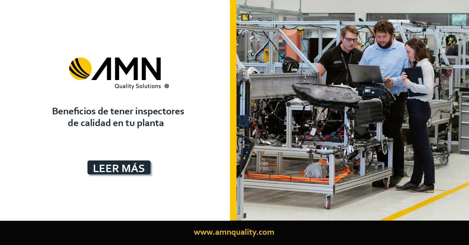 Beneficios de tener inspectores de calidad en tu planta - AMN